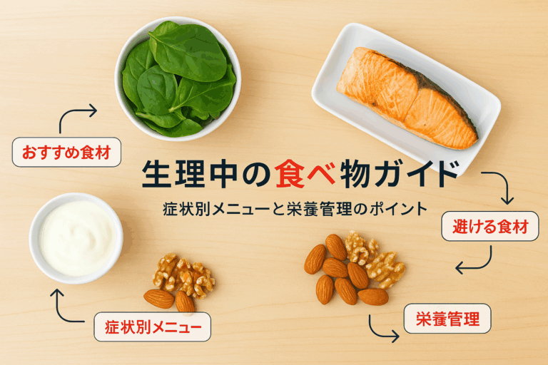 生理中の食べ物でおすすめや避けるべき食材徹底ガイド｜症状別メニューと栄養管理法も解説 | BTJフーディーラボ